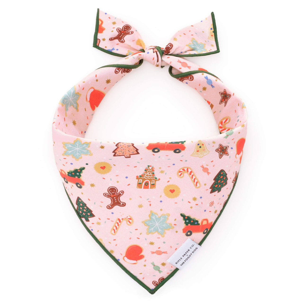 Dog and Cat Bandana: Rifle Paper Co. x TFD Holiday Cookies
