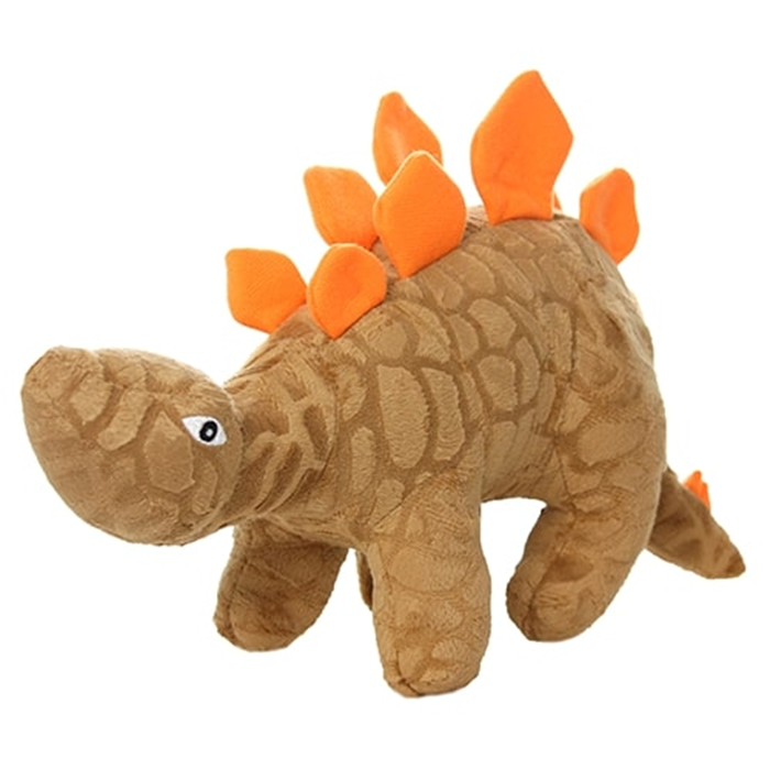 Mighty Dinosaur Dog Tug and Fetch Toys, Stegosaurus (mini and regular