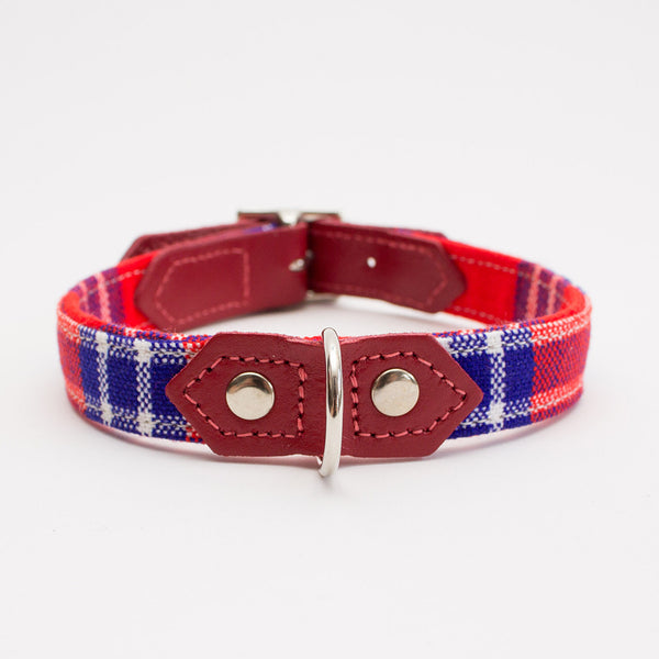 Hiro+Wolf Collar: Shuka Red – Ginger and Bear